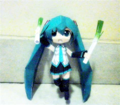 Chibi Hatsune Miku Papercraft By Hoshiterasu On Deviantart