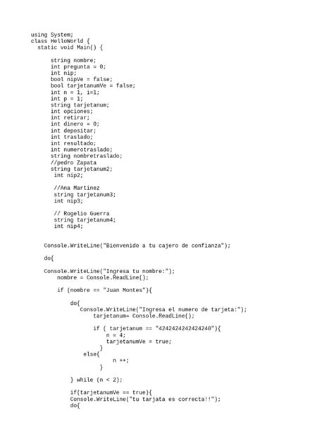 Evidencia Progrmación Parte 2 Pdf Ingeniería De Software Programación De Computadoras