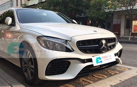 新品 Benz 賓士 W205 S205 C300 C200 C63 改 C65 C65s 前大包 前保桿 空力套件 Yahoo奇摩拍賣