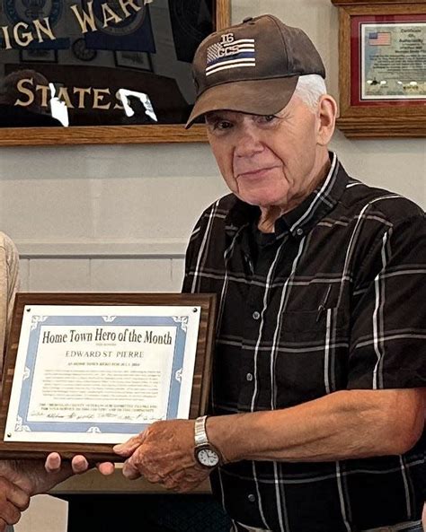 St Pierre Named Hometown Hero For July