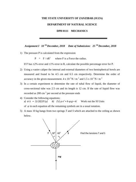 Physics Test Pdf