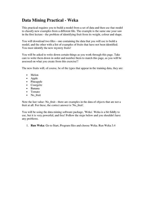 Weka Tutorial Data Mining For Business Data Mining Practical Weka