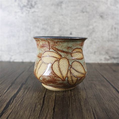 Leaf Pattern Planter Chiffonsigh Ceramics