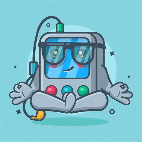 Mascotte De Personnage De Lecteur De Musique Portable Intelligent Avec