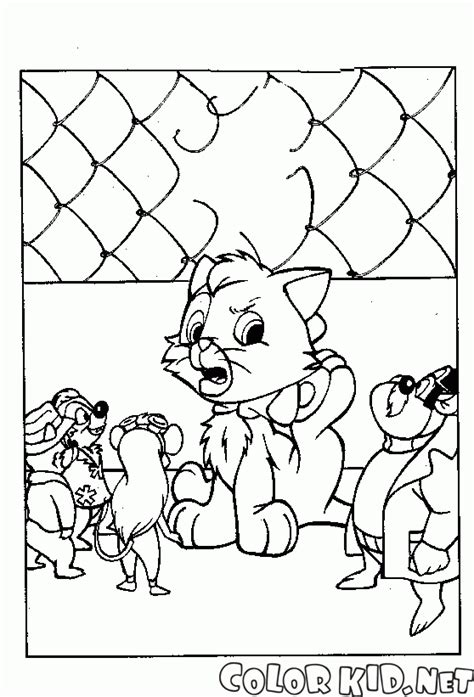 Coloring Page Chip And Dale Rescue Rangers