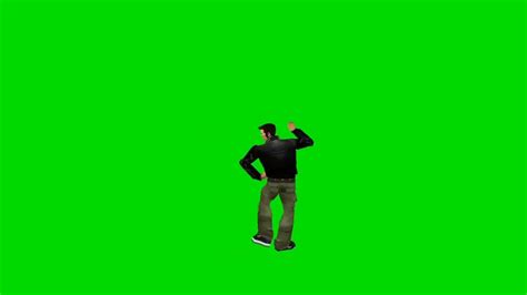 Just A Green Screen With Someone Dancing Youtube