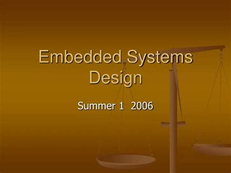 Ppt Embedded Systems Design Powerpoint Presentation Free Download