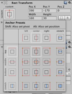 Change Anchor Presets Linux Unity Engine Unity Discussions