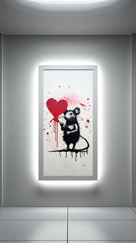 Banksy Rat Banksy Wall Art Banksy Canvas Banksy Print Banksy