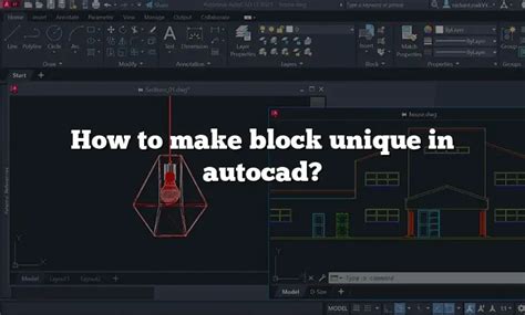 How To Make Block Unique In Autocad CADdikt