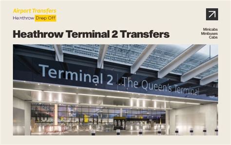 Heathrow Terminal 2 Transfers And Guide Heathrow Drop Off