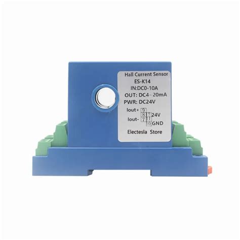 Hall Current Sensor Signal Transmitter Output 4 20ma 0 5v 0 10v Analog Signal 0 150a Input 4mm