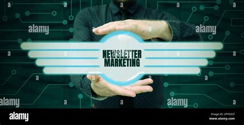 Text Showing Inspiration Newsletter Marketing Business Idea Act Of