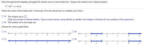 solved solve the polynomial inequality and graph the