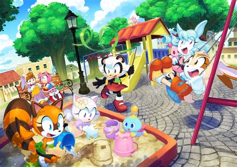Amy Rose Neutral Chao Cheese Vanilla The Rabbit Marine The Raccoon