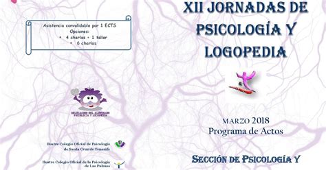 Biblioteca de Psicología y Logopedia XII Jornadas de Psicología y Logopedia