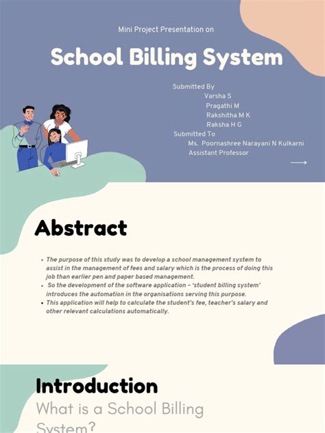 School Billing System Pdf Computing Software Engineering