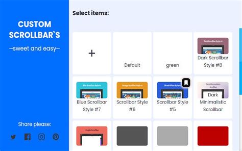 Custom Scrollbar s cho Google Chrome Tiện ích mở rộng Tải về