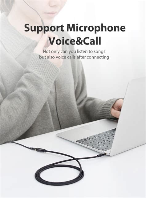 Vention Audio Extension Cable Male To Female Aux Jack Support Mic 3 5Mm Headphone For Smartphone