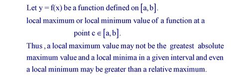 Maximum And Minimum Formula Formula In Maths