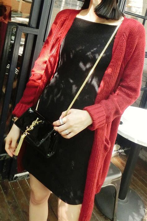 2014新款秋装女装柔软保暖马海毛长款针织衫开衫毛衣外套wooneyin