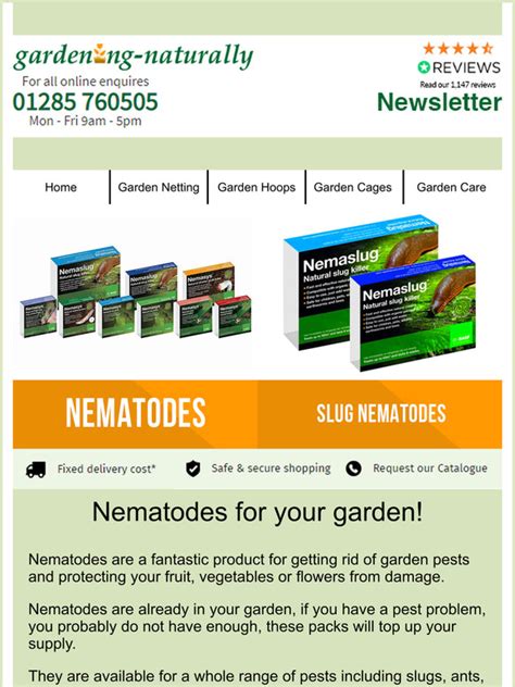 Gardening Naturally Nematodes For Your Garden Milled