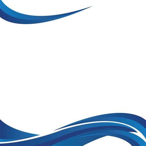 Premium Vector Simple Blue Frame Border Twibbon Template Design