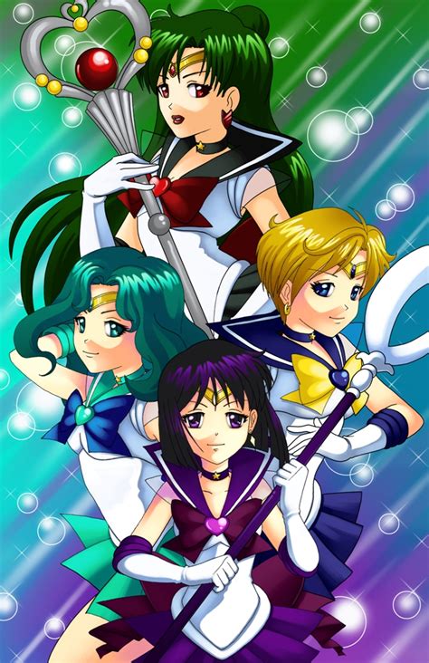 Fan Art Sailor Moons Scouts By Digiavalon On Deviantart