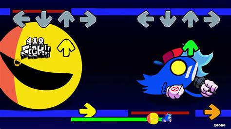 Friday Night Funkin Pac Man Vs Bf Ghostly Animation Mods Youtube