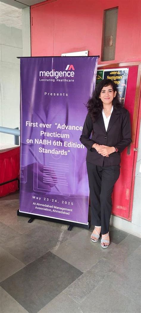 Delighted To Acquire Certification For Attending The Advanced Practicum Nabh 6th Edition