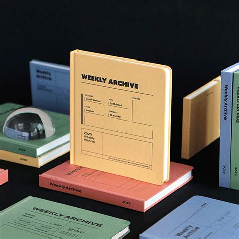 아이코닉 🎄증정이벤트 아이코닉 2023 위클리 아카이브 플래너 날짜형 다이어리 업무용 주간 스케줄러 심플 회사 다꾸 위시버킷