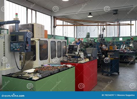 Machine Tools With Computer Numerical Control CNC Stock Image Image Of Mill Numerical