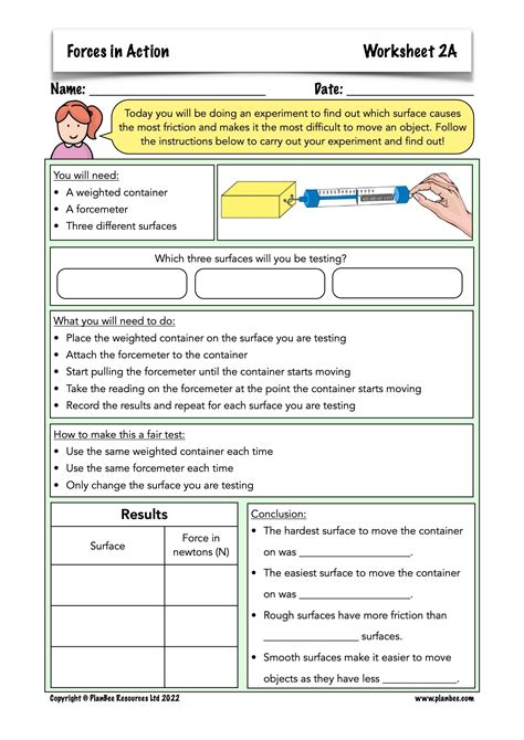 Friction Ks2 Science Lesson Pack Planbee