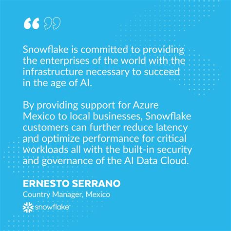 Snowflake On Linkedin Snowflake Is Now Live On Microsoft Azure Mexico Empowering Organizations