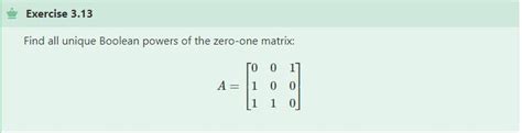 Solved Find All Unique Boolean Powers Of The Zero One