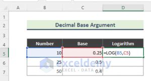 How To Use Excel LOG Function 5 Easy Methods ExcelDemy