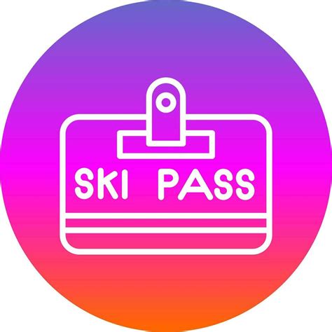Ski Pass Vector Icon Design 25571823 Vector Art At Vecteezy