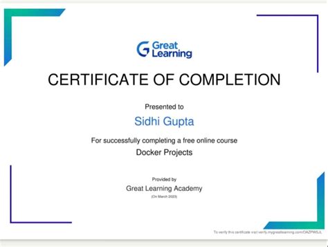 Sidhi Gupta On Linkedin Adding One More Docker Certificate
