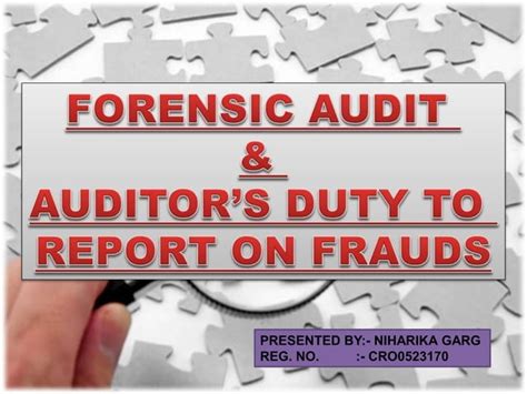 Forensic Audit Ppt