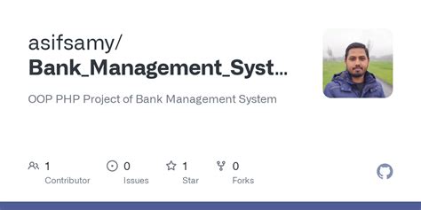 GitHub Asifsamy Bank Management System OOP PHP OOP PHP Project Of Bank Management System