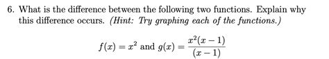 solved 6 what is the difference between the following two