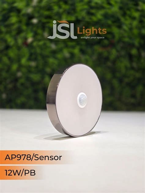 Ap978 12w Sensor Round Surface Diffuser Panel Light