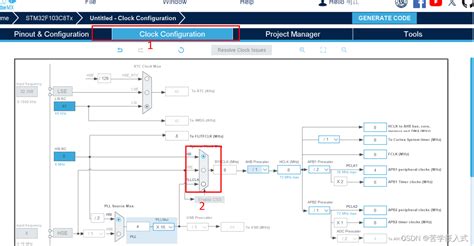 Stm32f103—hal库的学习（1）led灯闪烁stm32f103 外部时钟 Cumx Csdn博客