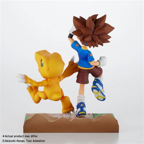 DIGIMON TAICHI YAGAMI AND AGUMON FIGURE DXF