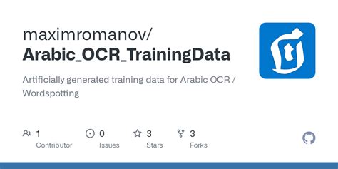 Github Maximromanovarabicocrtrainingdata Artificially Generated