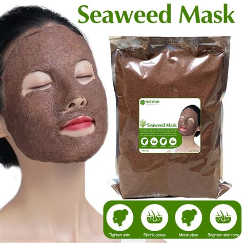 1000g/200g Natural Seaweed Mask For Face Moisturizing Hydrating Algae ...
