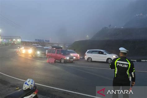 Polres Cianjur Berlakukan Satu Arah Menuju Bogor Antisipasi Macet