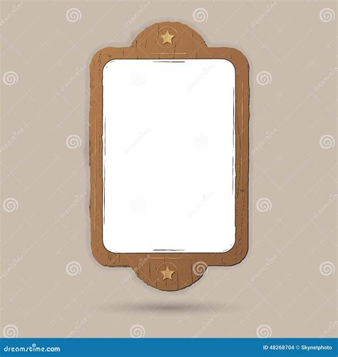 Framework On A Red Background Vector Illustration