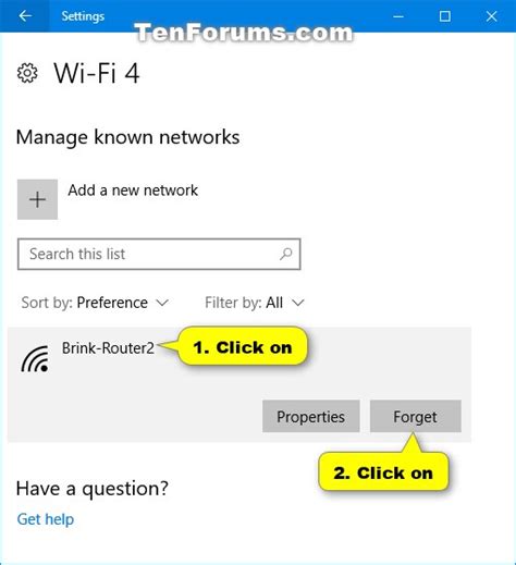 Delete Wireless Network Profile In Windows 10 Tutorials