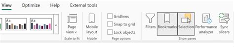 Toggle Visuals With Bookmarks In Power BI